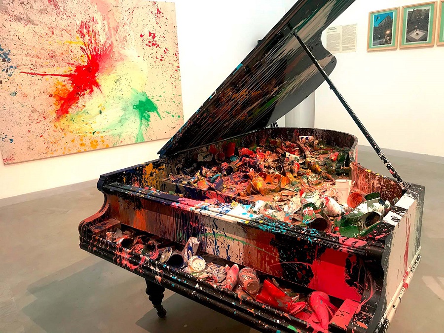 Fino al primo maggio per ammirare le opere di Shōzō Shimamoto - Umbria 7