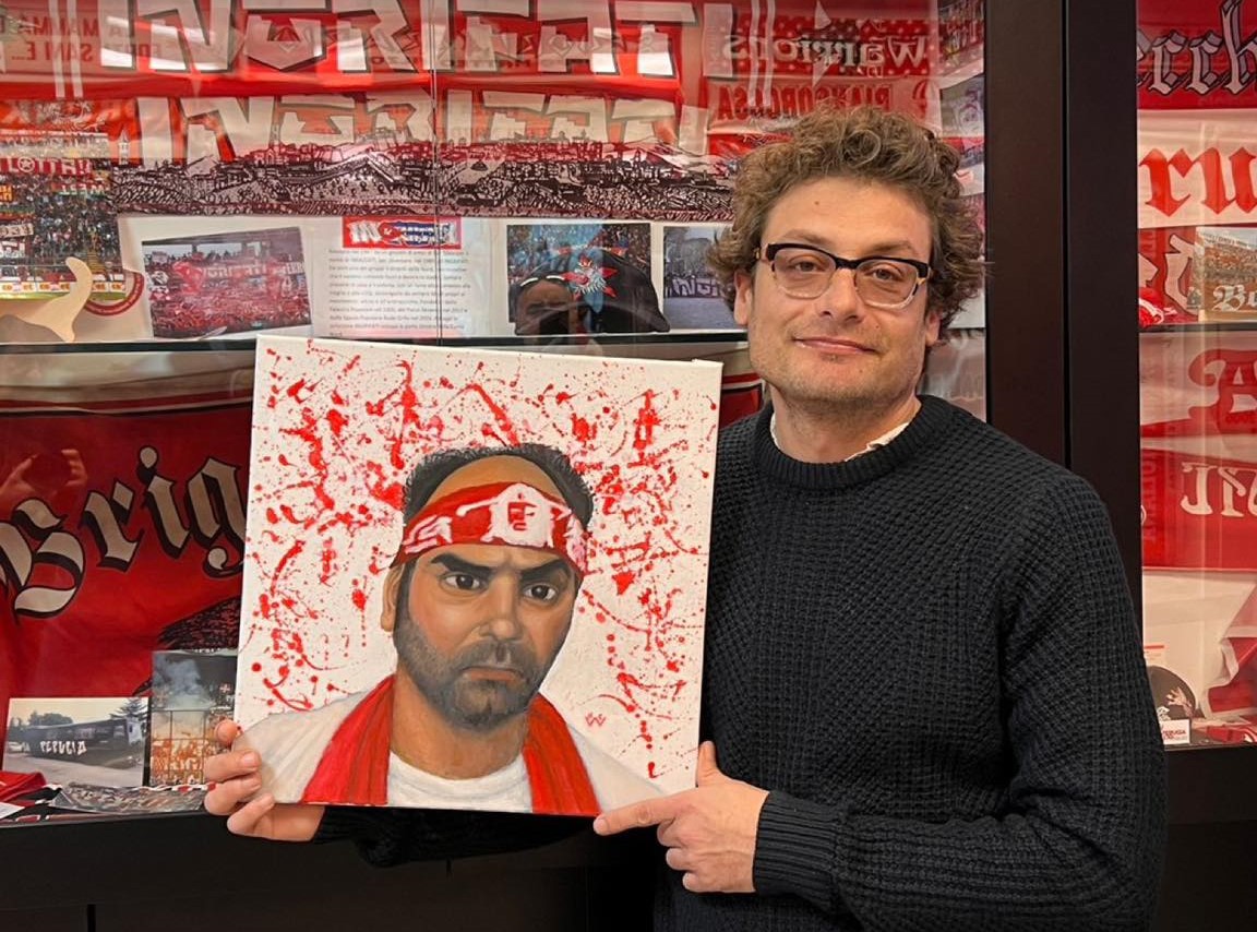 Un ritratto per omaggiare Mimmo il capo degli ultrà - Umbria 7