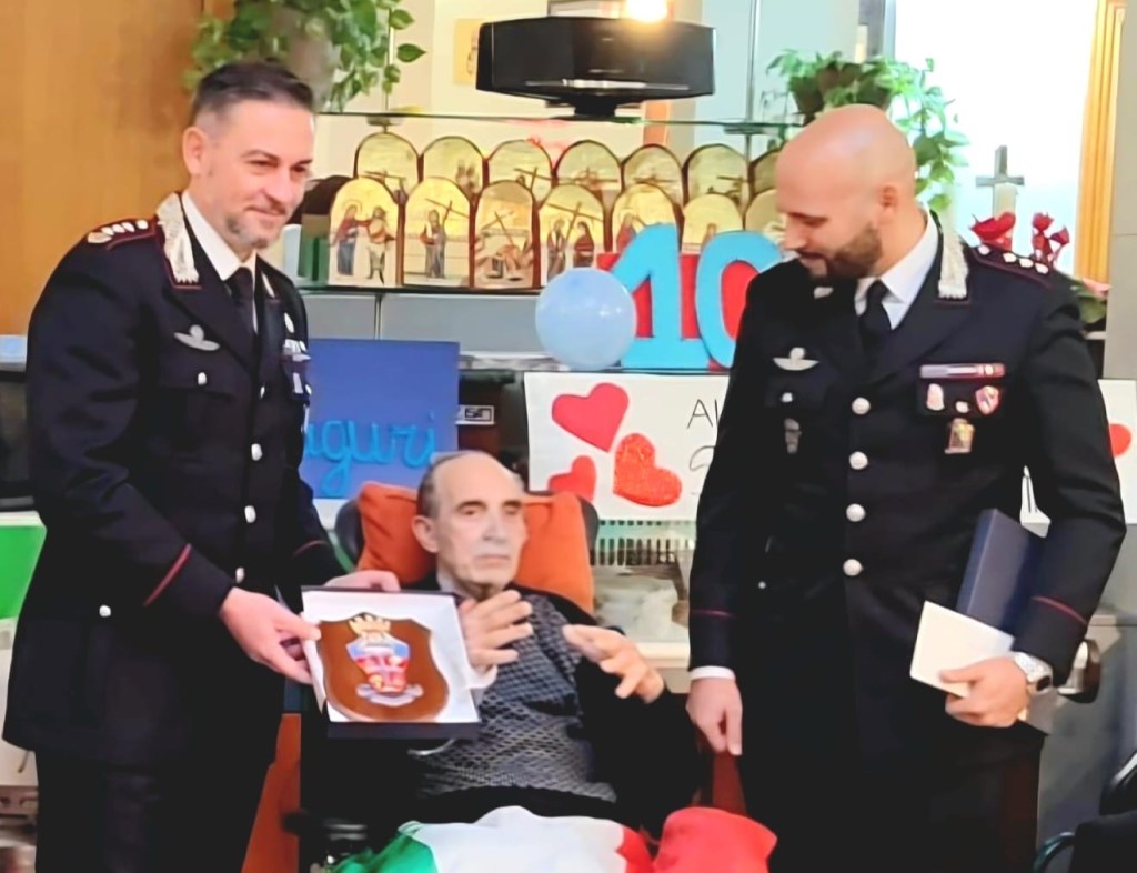 Cento anni da carabiniere, Arma in festa per l'appuntato Calacoci ...